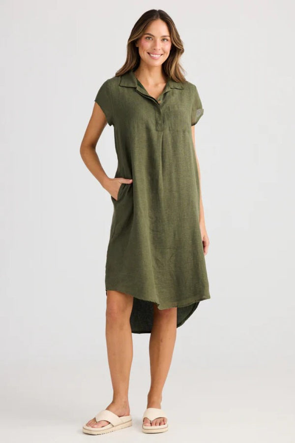 Holiday Ahoy Tunic in Olive | Shop AP Jones Online Now