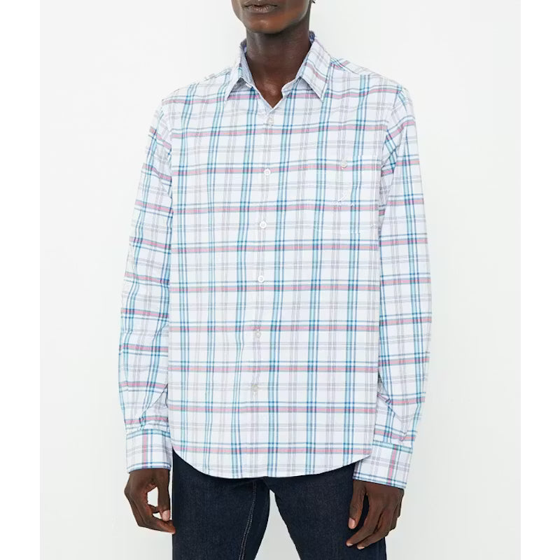 Nautica LS Woven Sailor Stripe White | Shop AP Jones Online Now