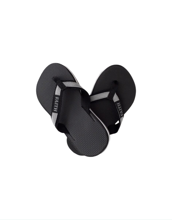 Faith Surfer Joe Slops in Black | Shop AP Jones Online Now