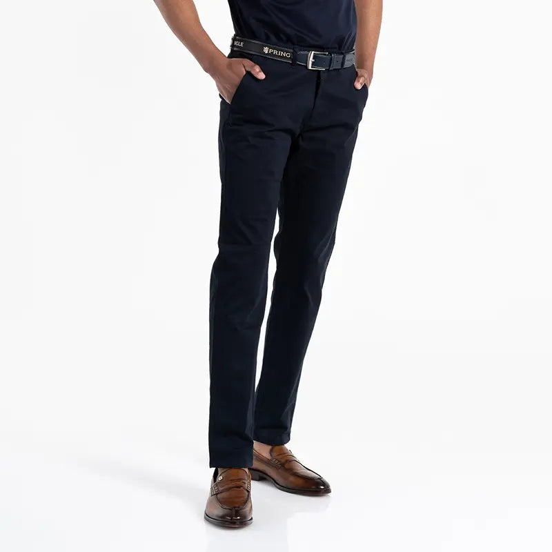Pringle Jorge Tailored Fit Chino's in Navy | Shop AP Jones Online Now