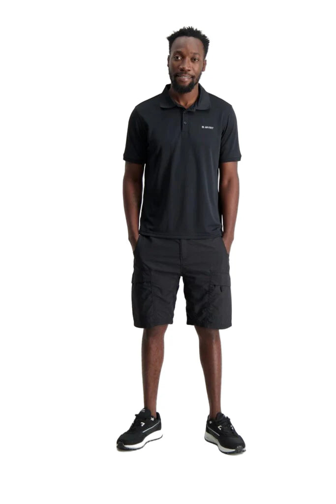 Hi-Tec Vetis Polo in Black | Shop AP Jones Online Now